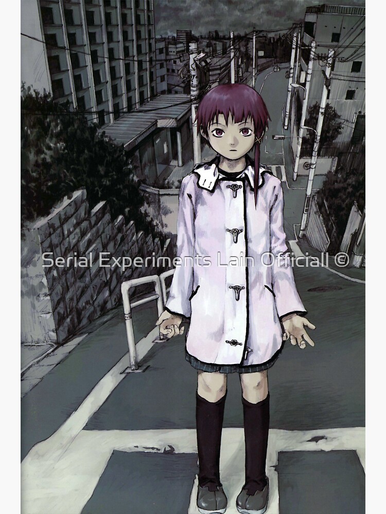 "Serial Experiments Lain" Sticker for Sale by Serial-Exper | Redbubble