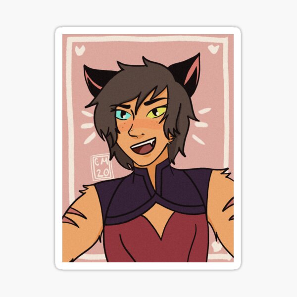 "catra :3" Sticker for Sale by Futureavatar | Redbubble