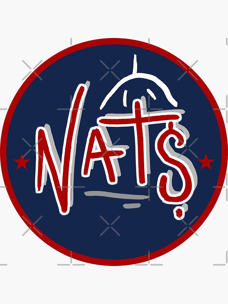 "The Capital City Nats" Sticker for Sale by LockedUp | Redbubble