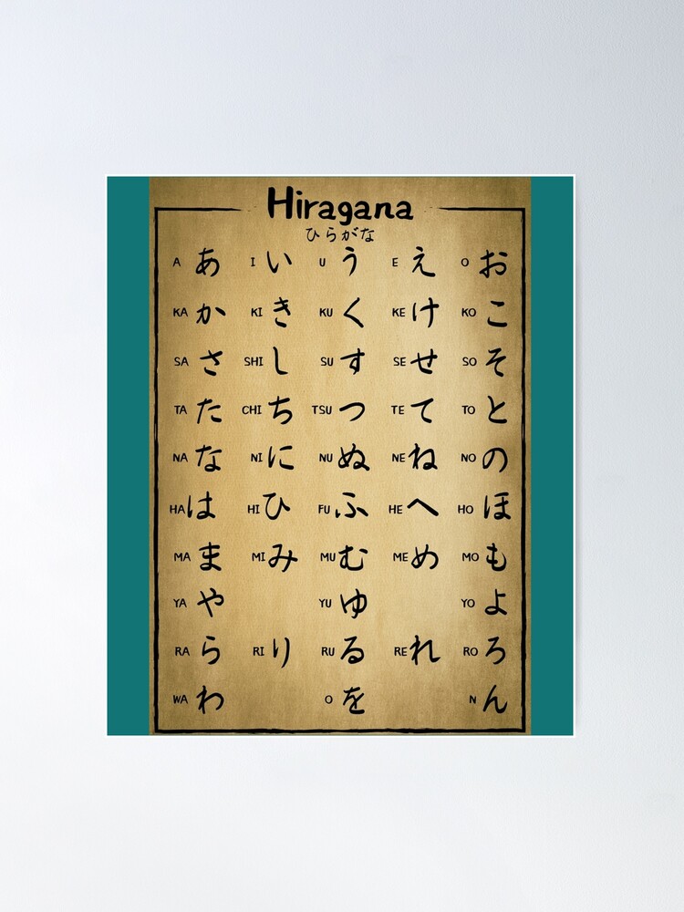 Wall In Japanese Hiragana at Jay Paris blog