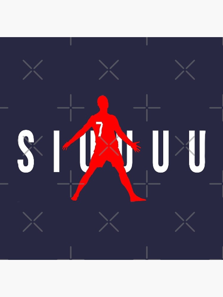 "cristiano ronaldo siuu siuuu" Poster for Sale by blackhistory7 | Redbubble