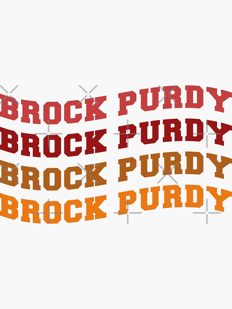 "Brock Purdy Repeat Flag" Sticker for Sale by Rnaart | Redbubble