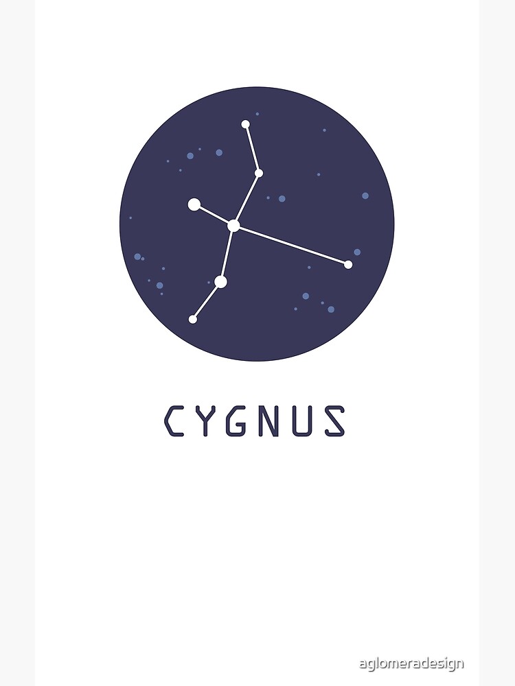 "Cygnus Constellation" Poster for Sale by aglomeradesign | Redbubble