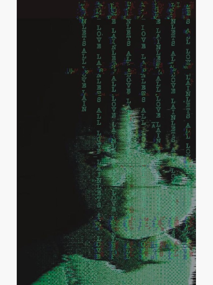 "Laincore" Sticker for Sale by renvtoleite | Redbubble