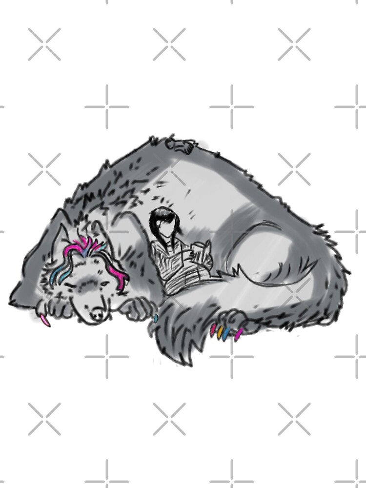 " werewolf,wednesday,enid,thing best friends" Poster for Sale by ...