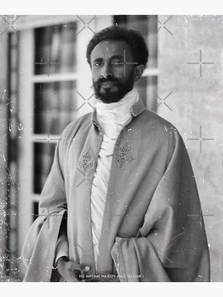 Haile Selassie Him His Imperial Majesty Rasta Ethiopian Reggae