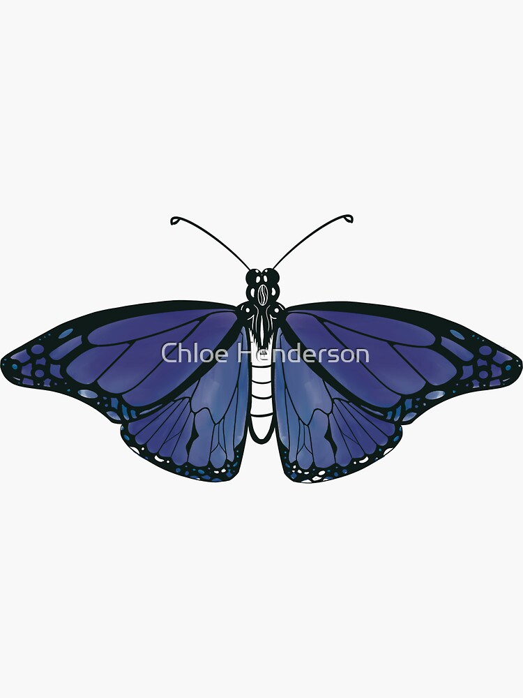 "Bluey Butterfly " Sticker for Sale by LinorraArtsies | Redbubble