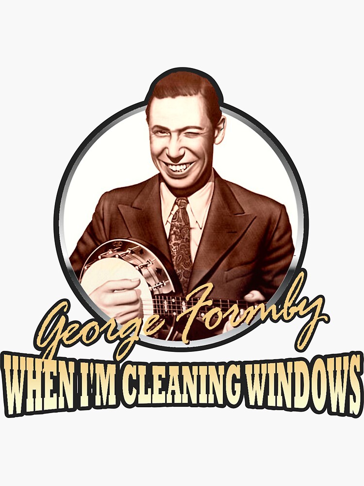 "George Formby" Sticker for Sale by galuhdesignart | Redbubble