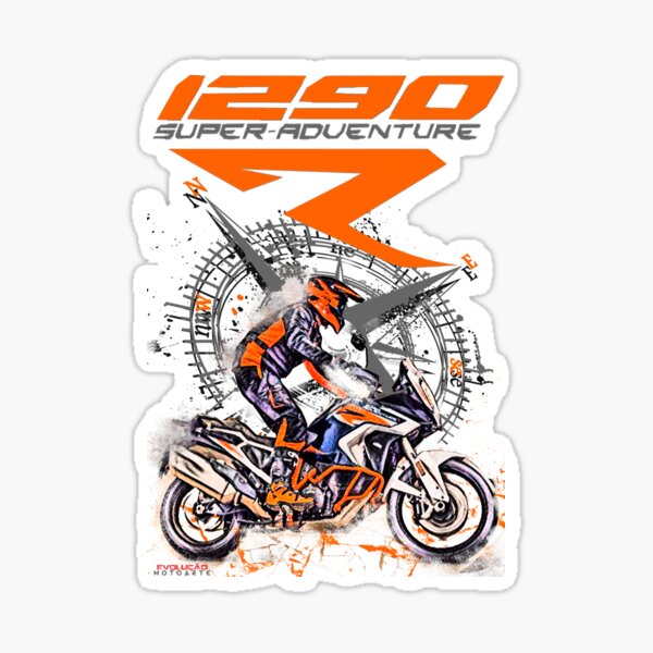 "KTM 1290 Super Adventure R Desert Rider" Sticker for Sale by ...