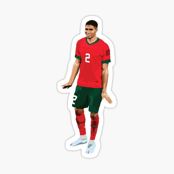 "Hakimi Penguin Celebration Vs Spain World Cup 2022" Sticker for Sale ...