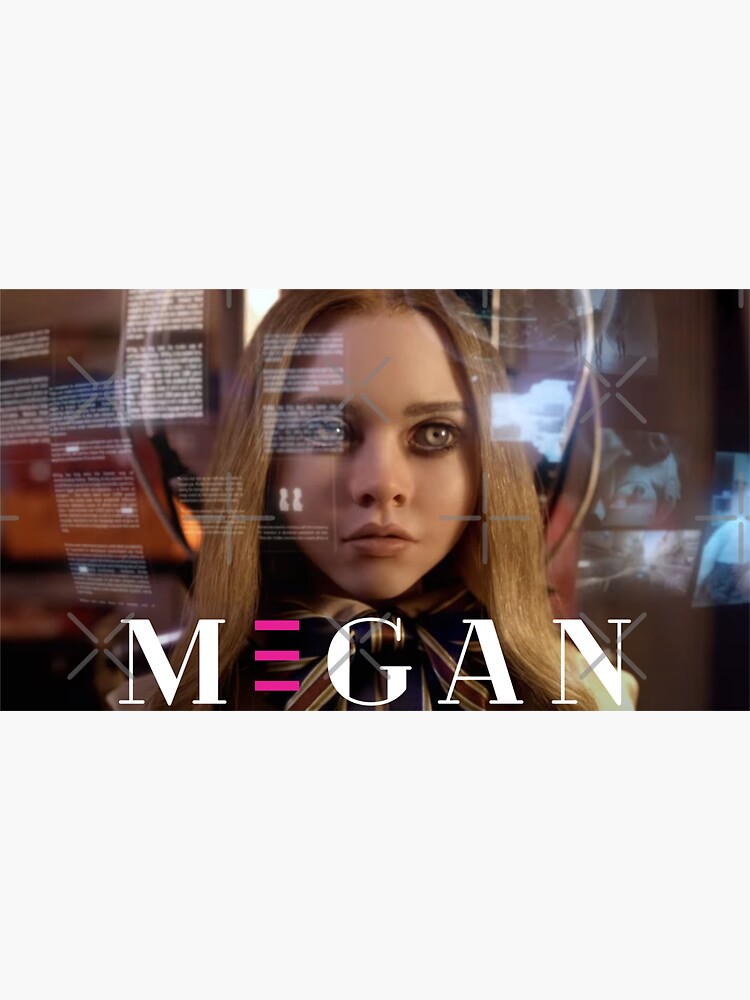 "M3gan movie " Sticker for Sale by MyHanger | Redbubble
