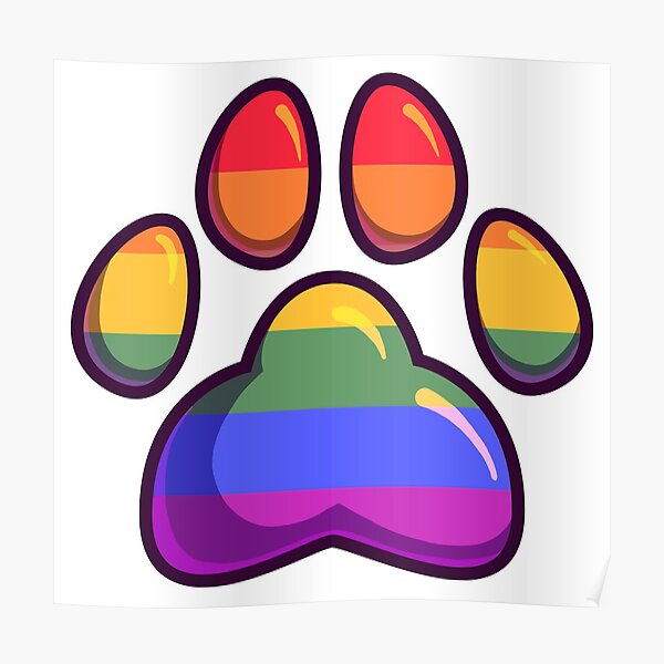 Furry Paw Paws Furries Posters | Redbubble