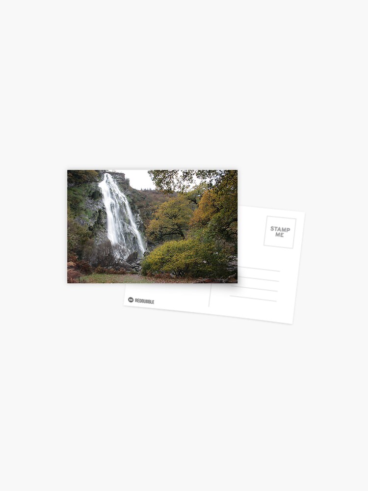 "Powerscourt waterfall" Postcard for Sale by John Quinn | Redbubble
