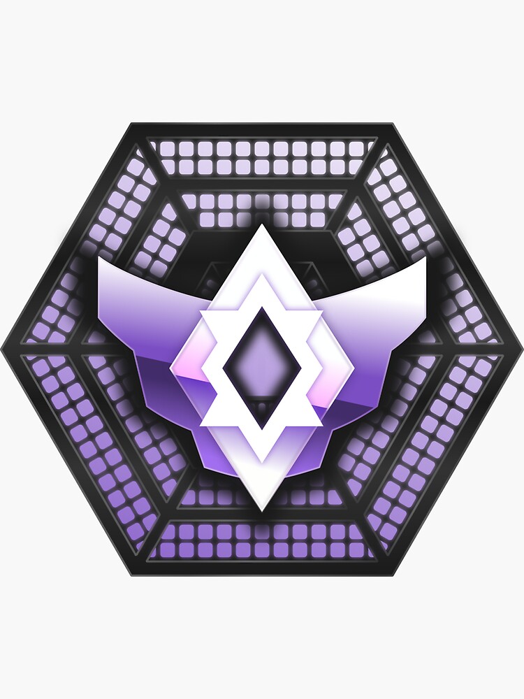 "Rocket League Champion 3 Rank Dropshot Background" Sticker for Sale by ...