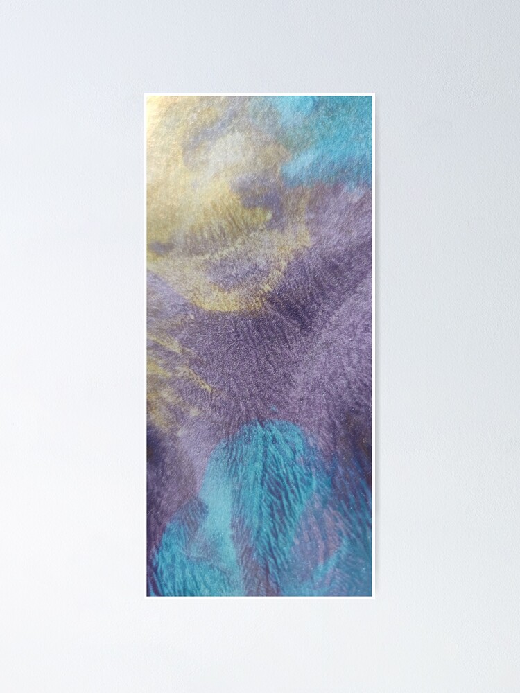 "Abstract art - pressed and pulled, #5" Poster for Sale by tshuki ...