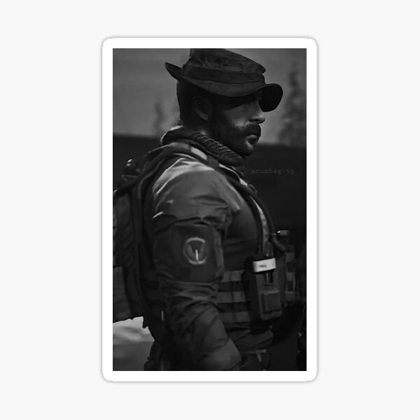 "Captain Price" Sticker for Sale by scumbagg | Redbubble