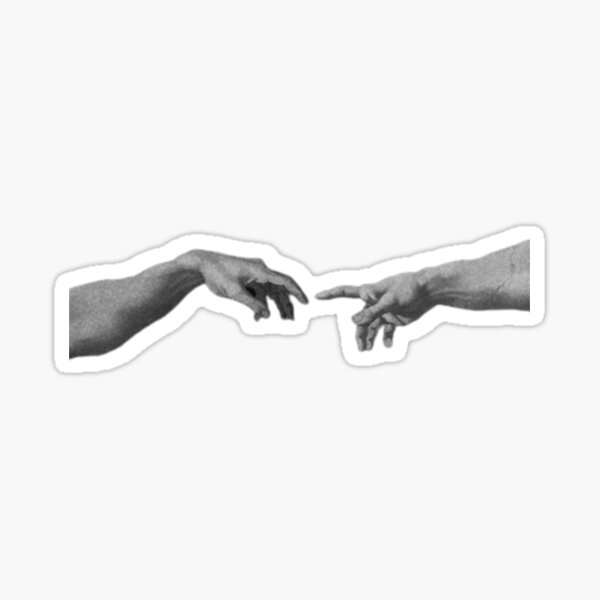 "Holding Hand - Aesthetic" Sticker for Sale by Bloc2 | Redbubble