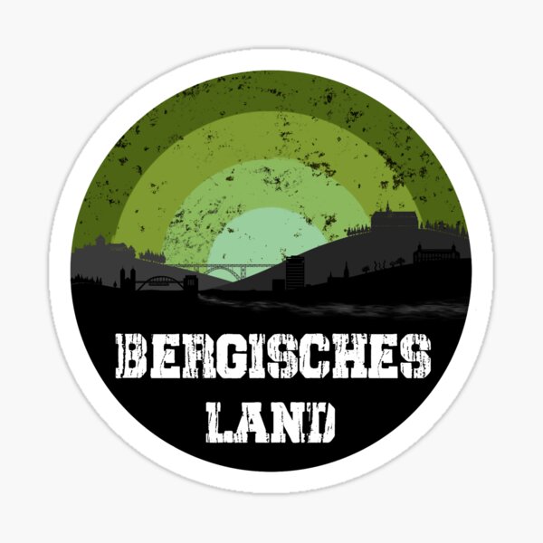 "Bergisches Land skyline" Sticker for Sale by TeamMatschke | Redbubble