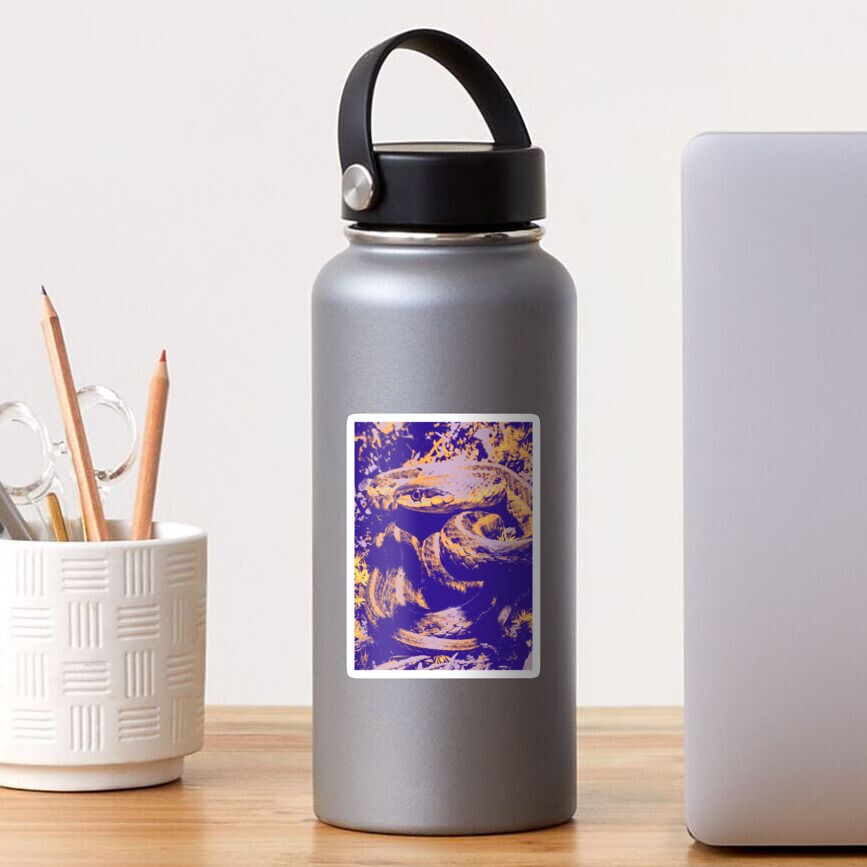"Vaporwave Garter Snake" Sticker for Sale by primipromi | Redbubble