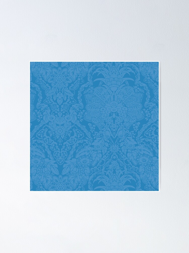 "Enchanted Italian Blue Pattern" Poster by fibularasa | Redbubble