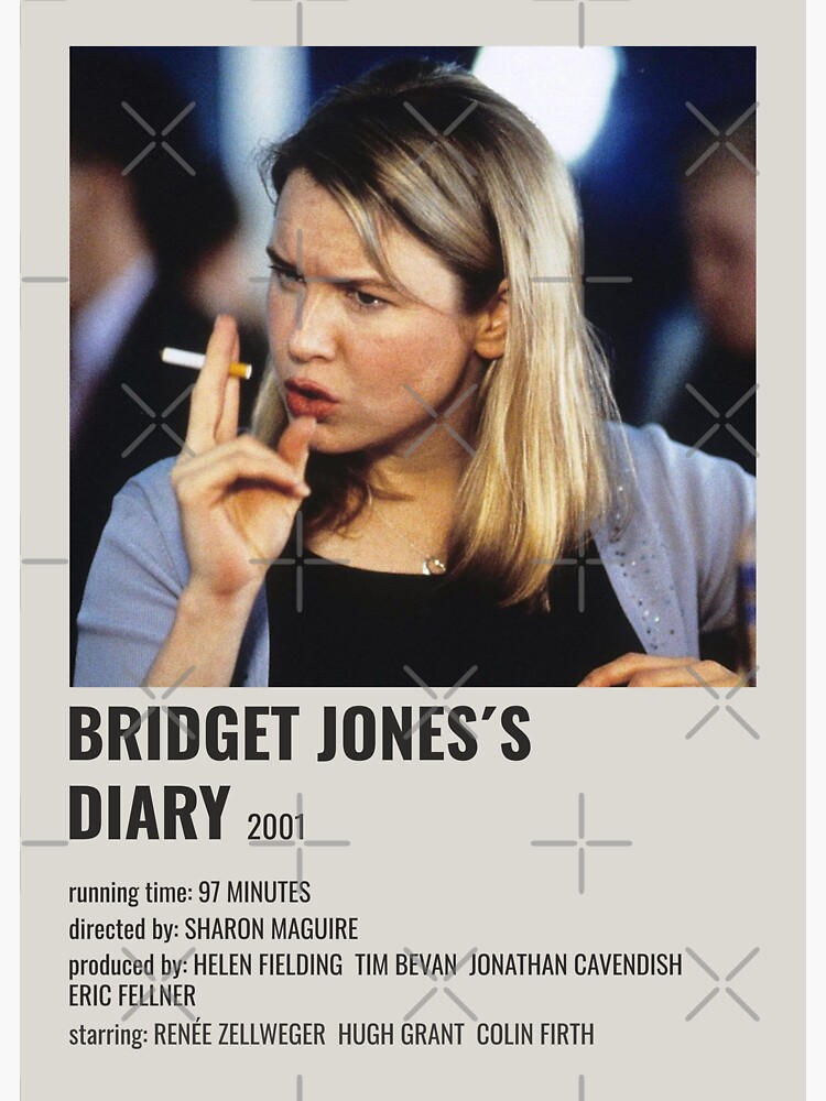 "Bridget Jones Diary (2001) - Movie" Sticker for Sale by fillingwalls ...
