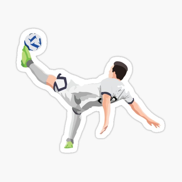 "Messi Bicycle Kick" Sticker for Sale by Cartmaxx | Redbubble