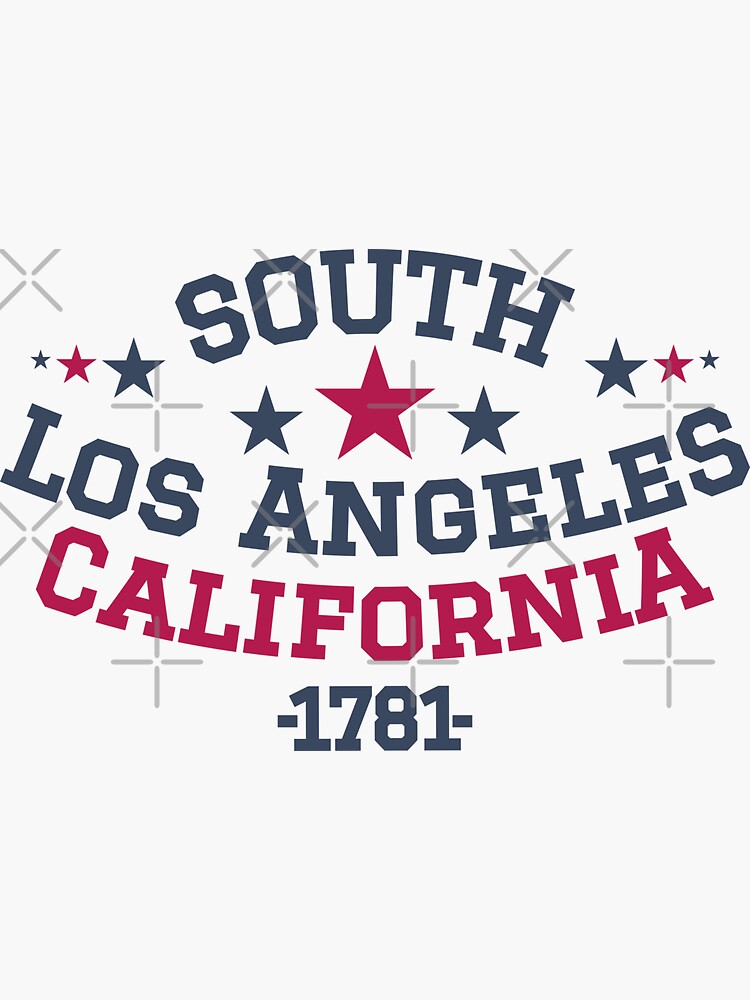 "South Los Angeles - Los Angeles south side - South LA logo" Sticker ...