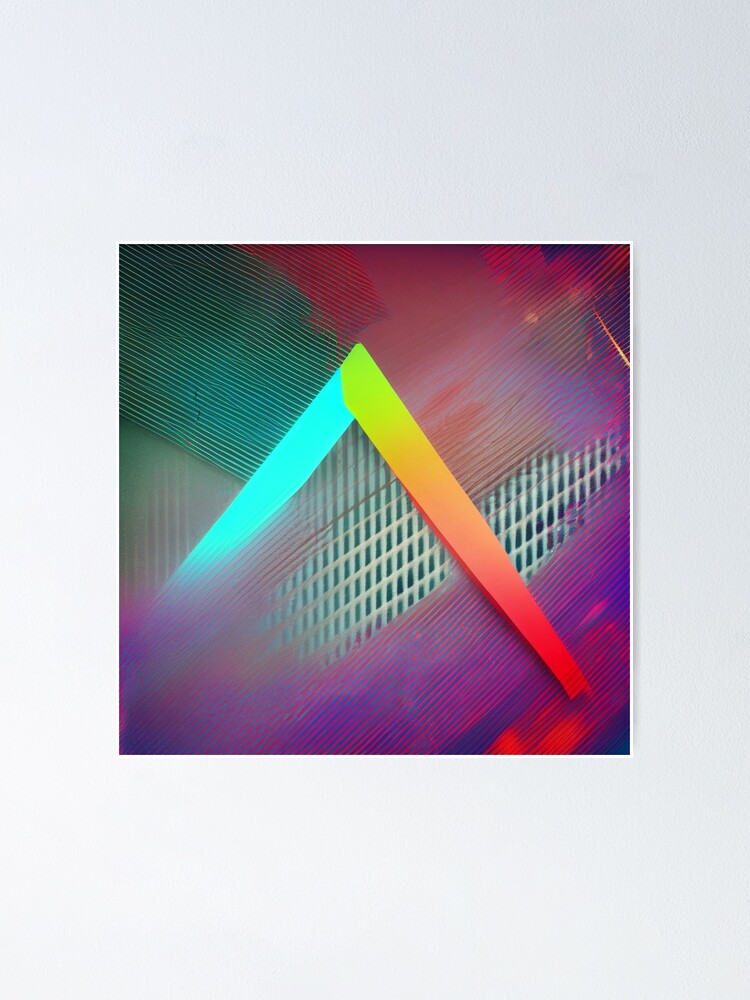 "80s Abstract 002" Poster for Sale by AbstractWave | Redbubble