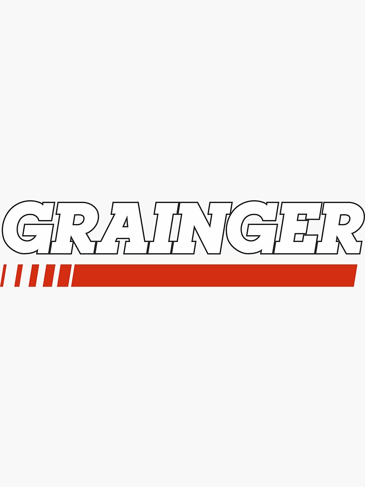 "Grainger Logo" Sticker for Sale by FitraDesigns | Redbubble