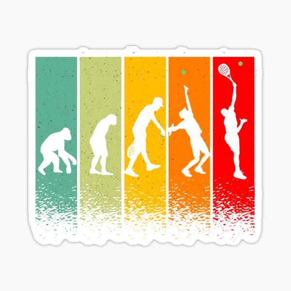 "Evolution Tennisman idee cadeau Homme" Sticker for Sale by thegoodplan ...