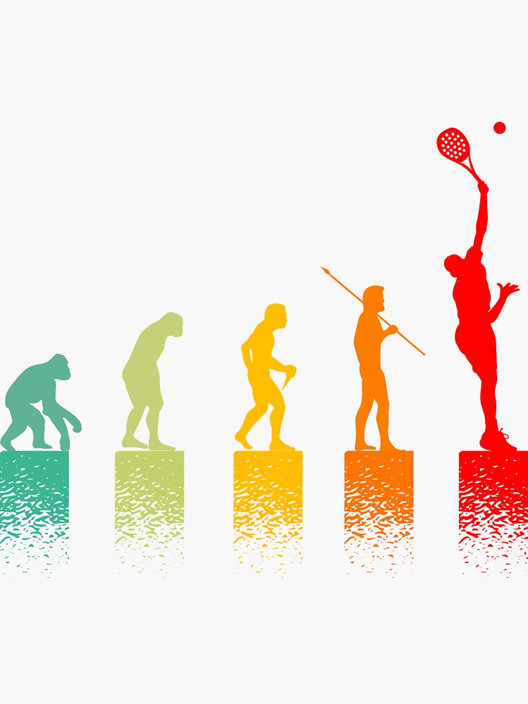 "Evolution Tennisman idee cadeau passionné de tennis" Sticker for Sale ...