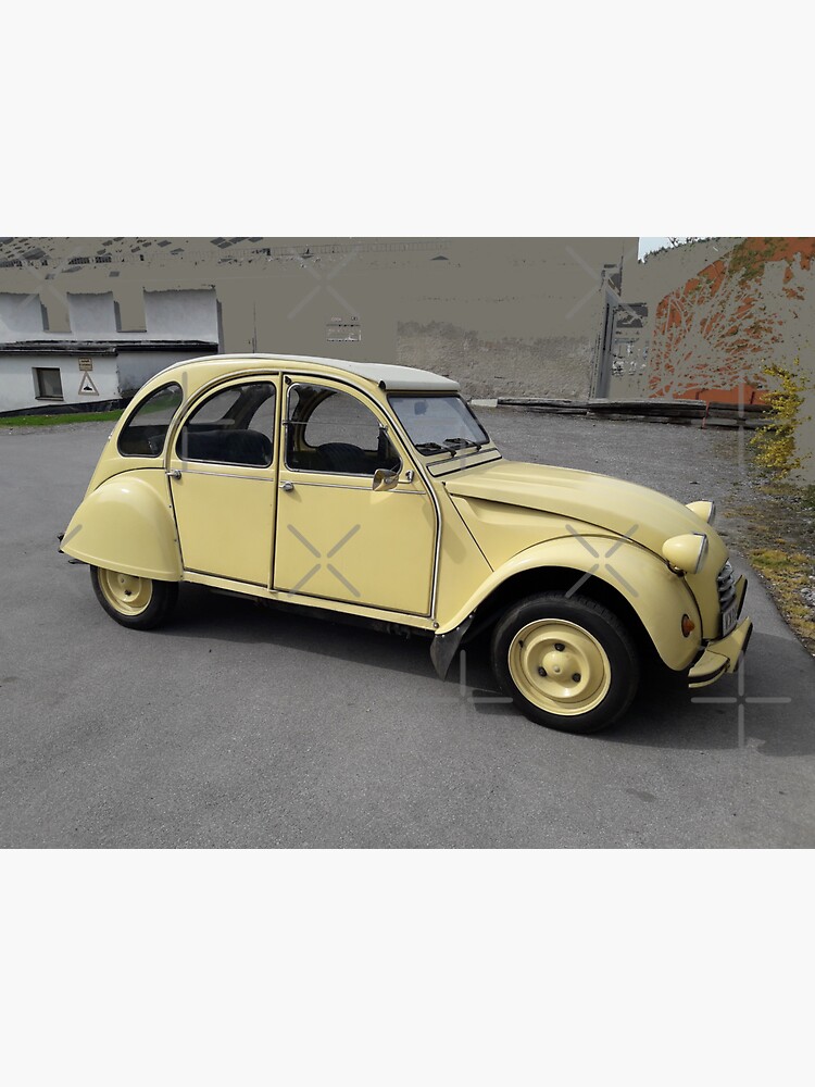 "Citroen 2CV 6 yellow 1984 Special" Sticker for Sale by Roland69 ...