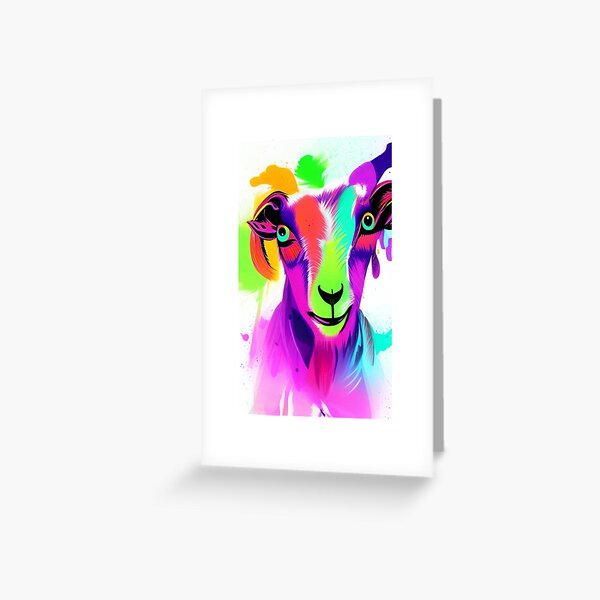 "Goat Simulator Sticker 2023" Greeting Card for Sale by SociableAnimals ...