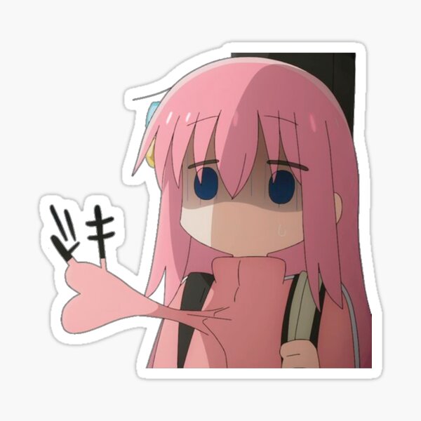 "Bocchi the Rock! -Hitori Gotoh" Sticker for Sale by SpookyStore21 ...