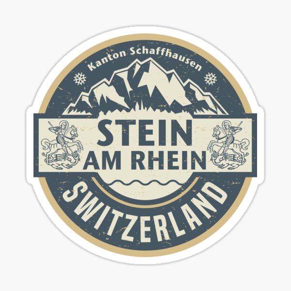 "Stein am Rhein, Switzerland" Sticker for Sale by studio838 | Redbubble