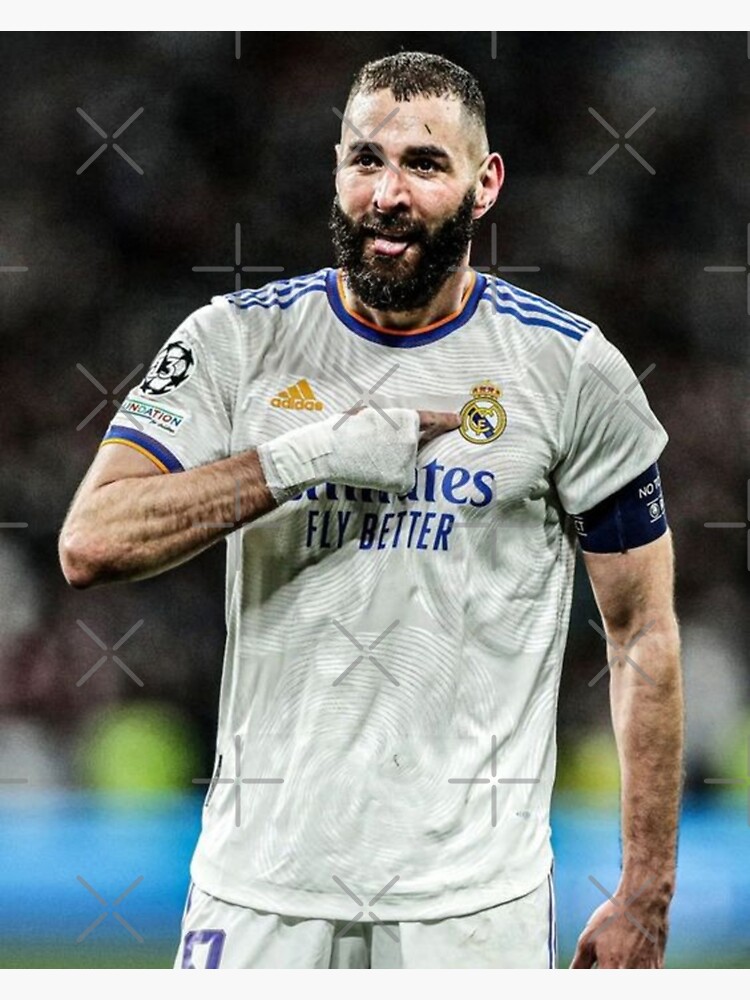 "karim benzema" Sticker for Sale by Harrydaddy | Redbubble
