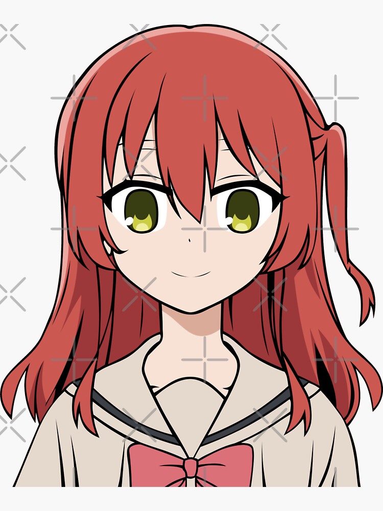 "kita ikuyo bocchi the rock" Sticker for Sale by Akuma-san | Redbubble