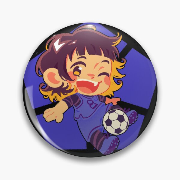 "Blue Lock - Bachira Meguru" Pin for Sale by Niansue | Redbubble