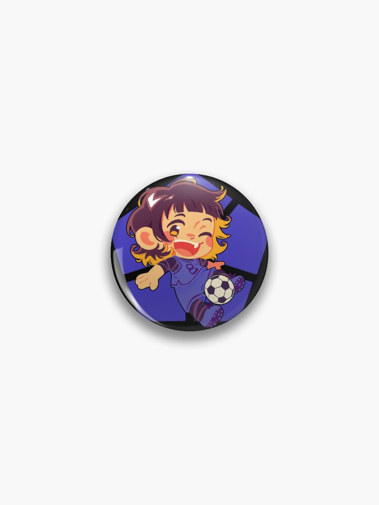 "Blue Lock - Bachira Meguru" Pin for Sale by Niansue | Redbubble