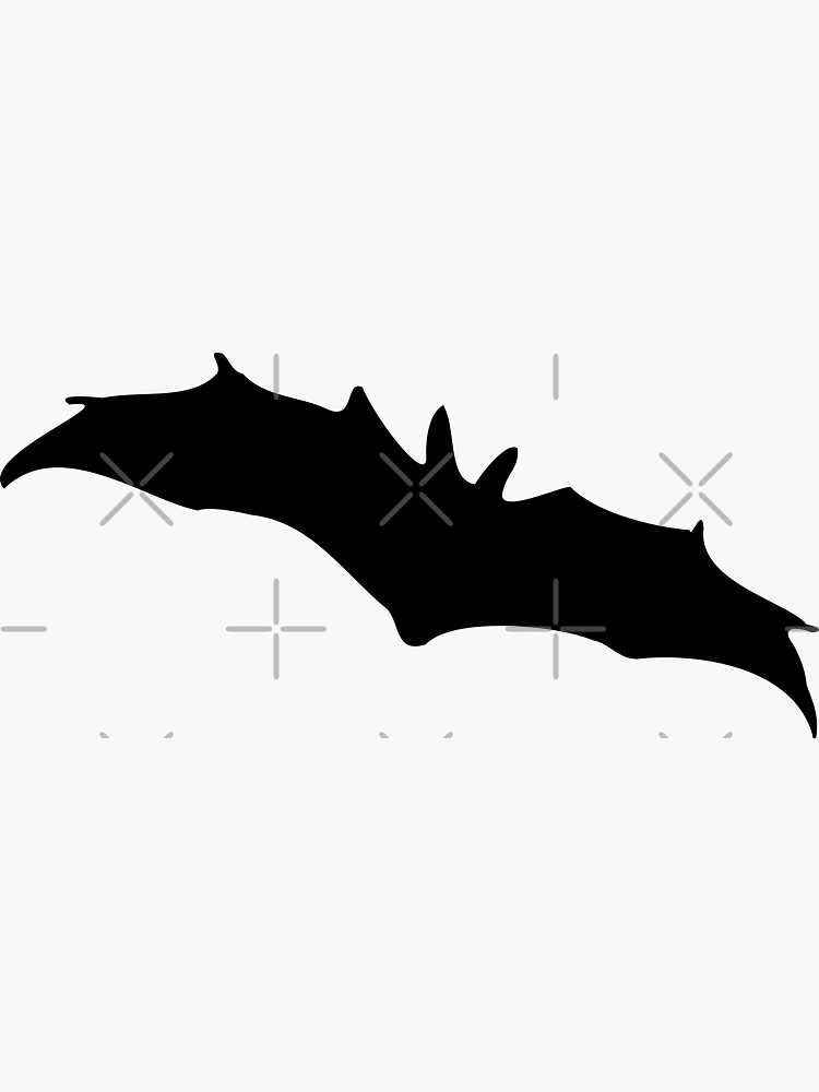 "Comic Book Bat Symbol" Sticker for Sale by ObscureComic | Redbubble