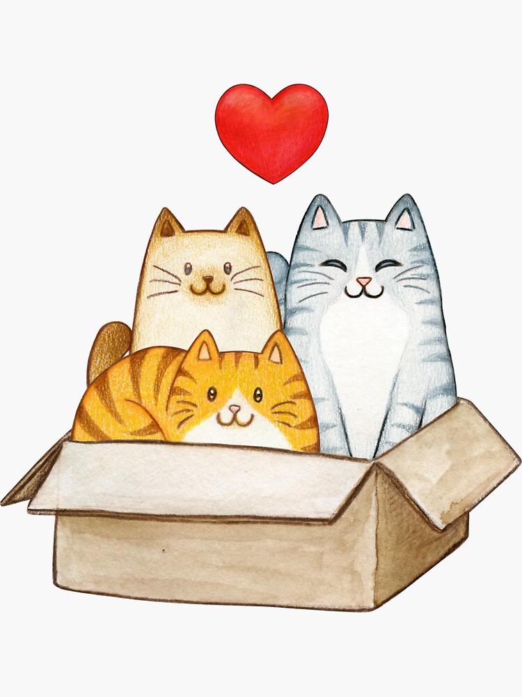 "You got a PACKAGE of cats " Sticker for Sale by MoragossKidd | Redbubble