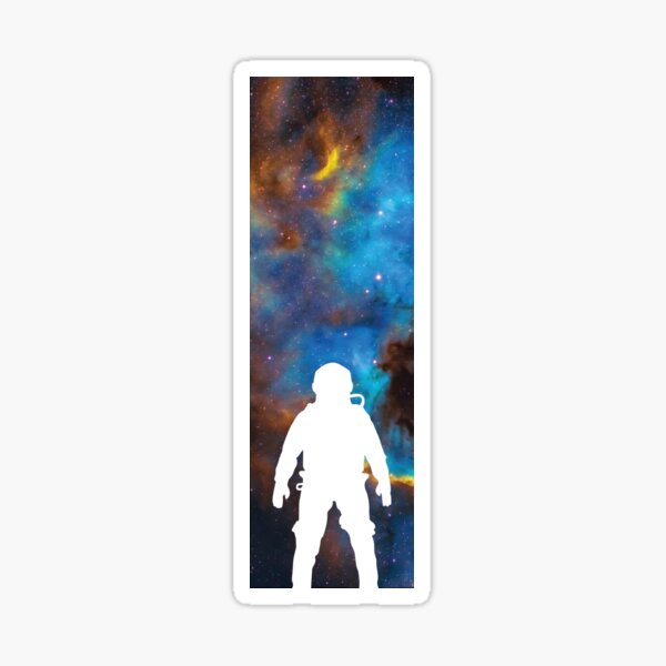 "Cool Astronaut In Space" Sticker for Sale by DRNDesign | Redbubble