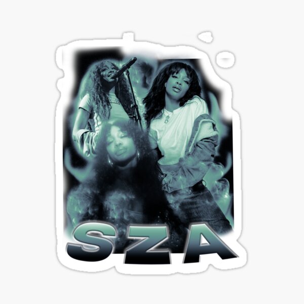 "sza bootleg shirt" Sticker for Sale by lvnfaith | Redbubble