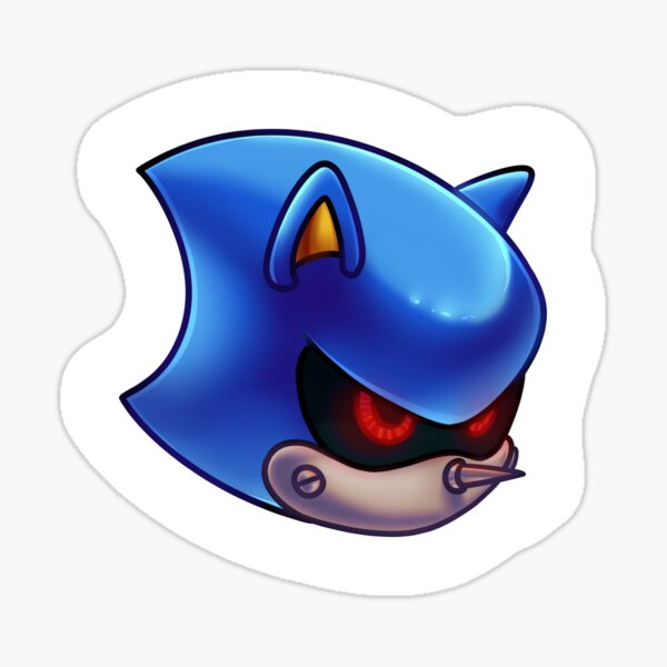 "metal sonic" Sticker for Sale by IanBee | Redbubble
