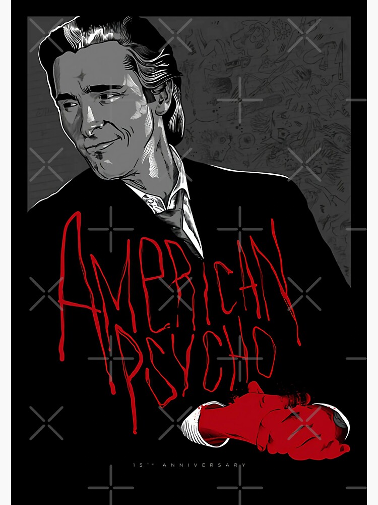 "American Psycho - Patrick Bateman" Sticker for Sale by Dvorinka ...