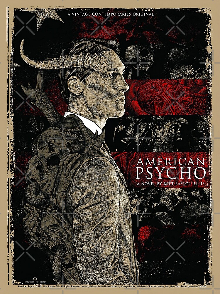 "American Psycho - Patrick Bateman" Poster for Sale by Dvorinka | Redbubble