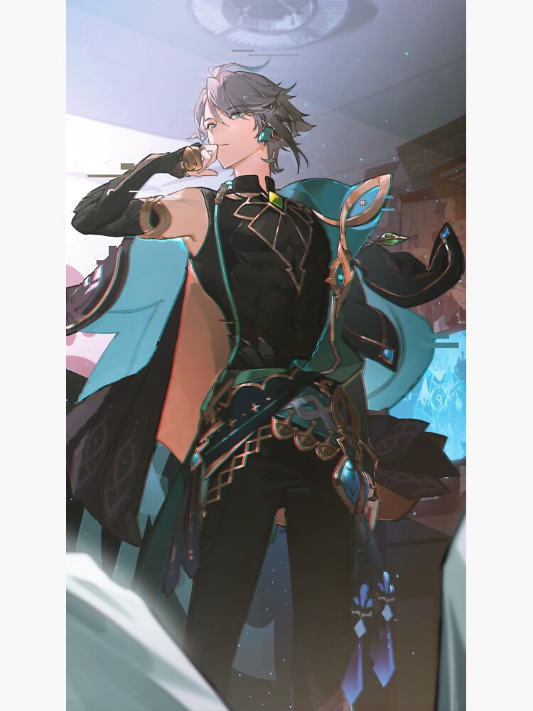 "Al Haitham [Genshin Impact]" Sticker for Sale by WorldOfWeebs | Redbubble