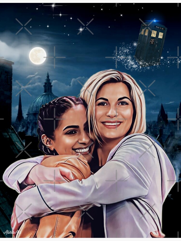 "13th Doctor / Thasmin Forever" Sticker for Sale by AlisiaArt | Redbubble