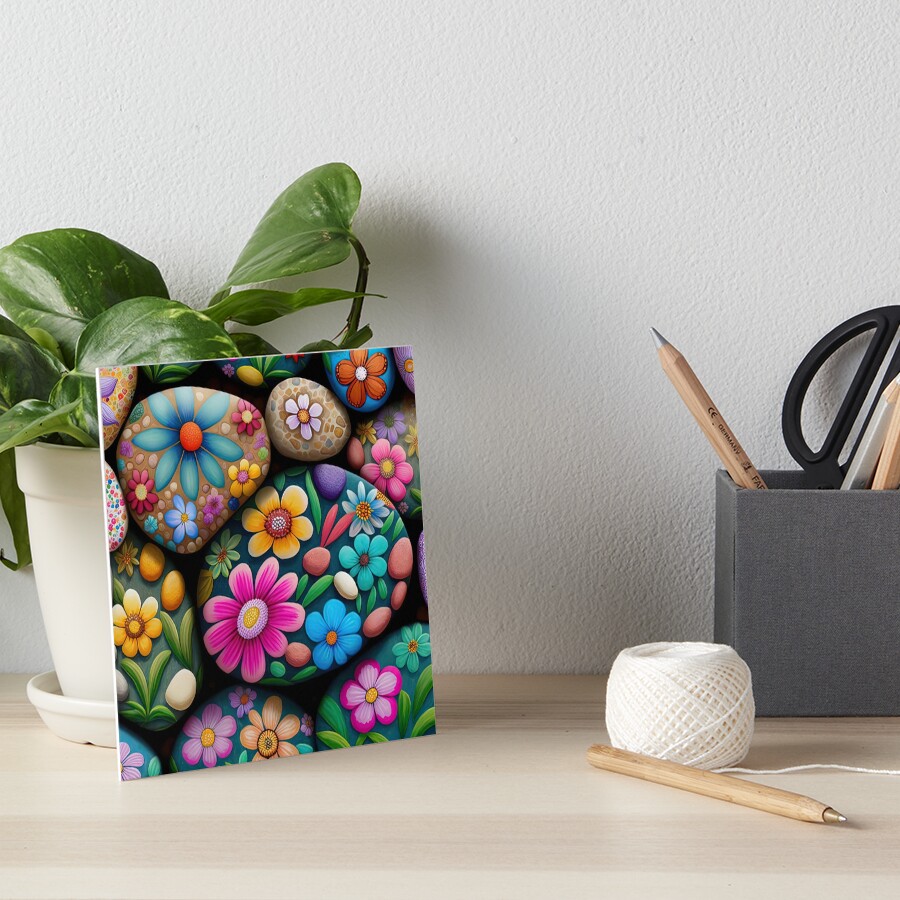 "Painted Stones" Sticker for Sale by JPugliese | Redbubble