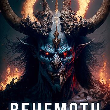 "BEHEMOTH the Demon Beast of the Hell" Poster by Paraverse | Redbubble